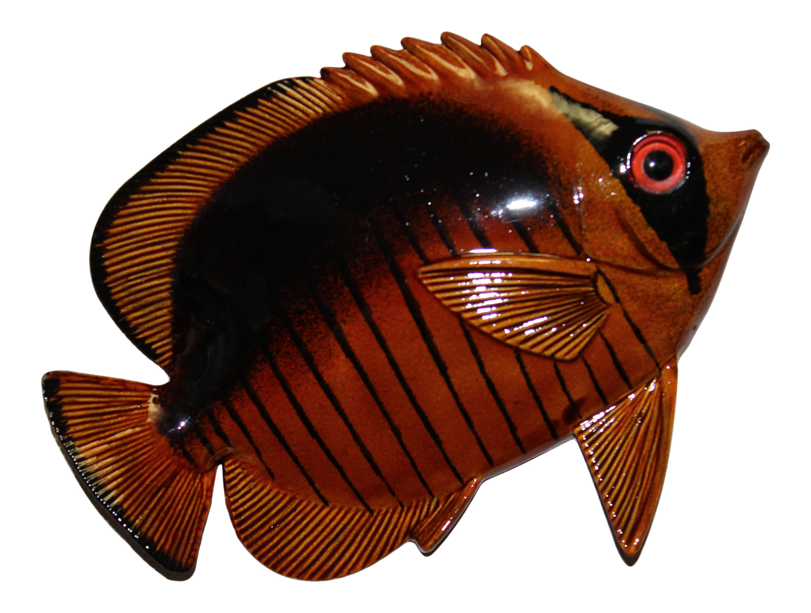 Big 12 Inch Tropical Fish Tiki Sea Life Bath Wall Decor Classic 12TFW26 ...