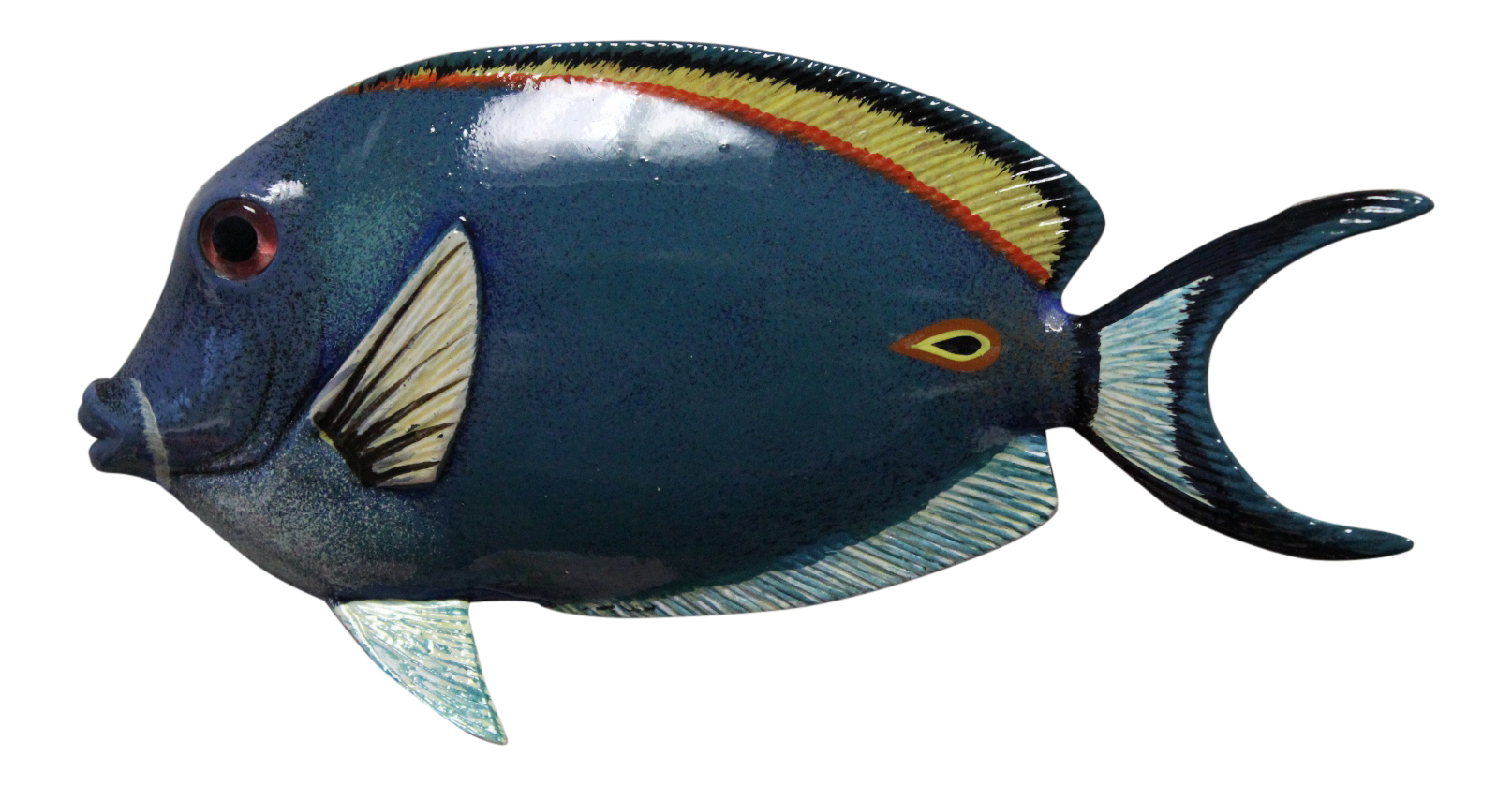 Big 12 Inch Tropical Fish Tiki Sea Life Bath Wall Decor Tang 12TFW29 ...