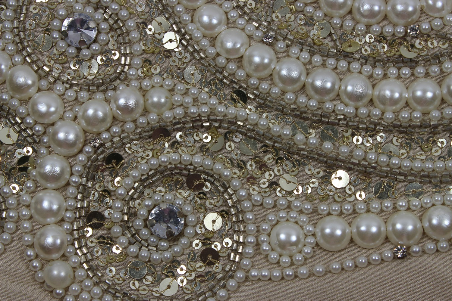 Coastal Shells Sequined Beaded Dining Table Runner 72 Inches - Mary B ...