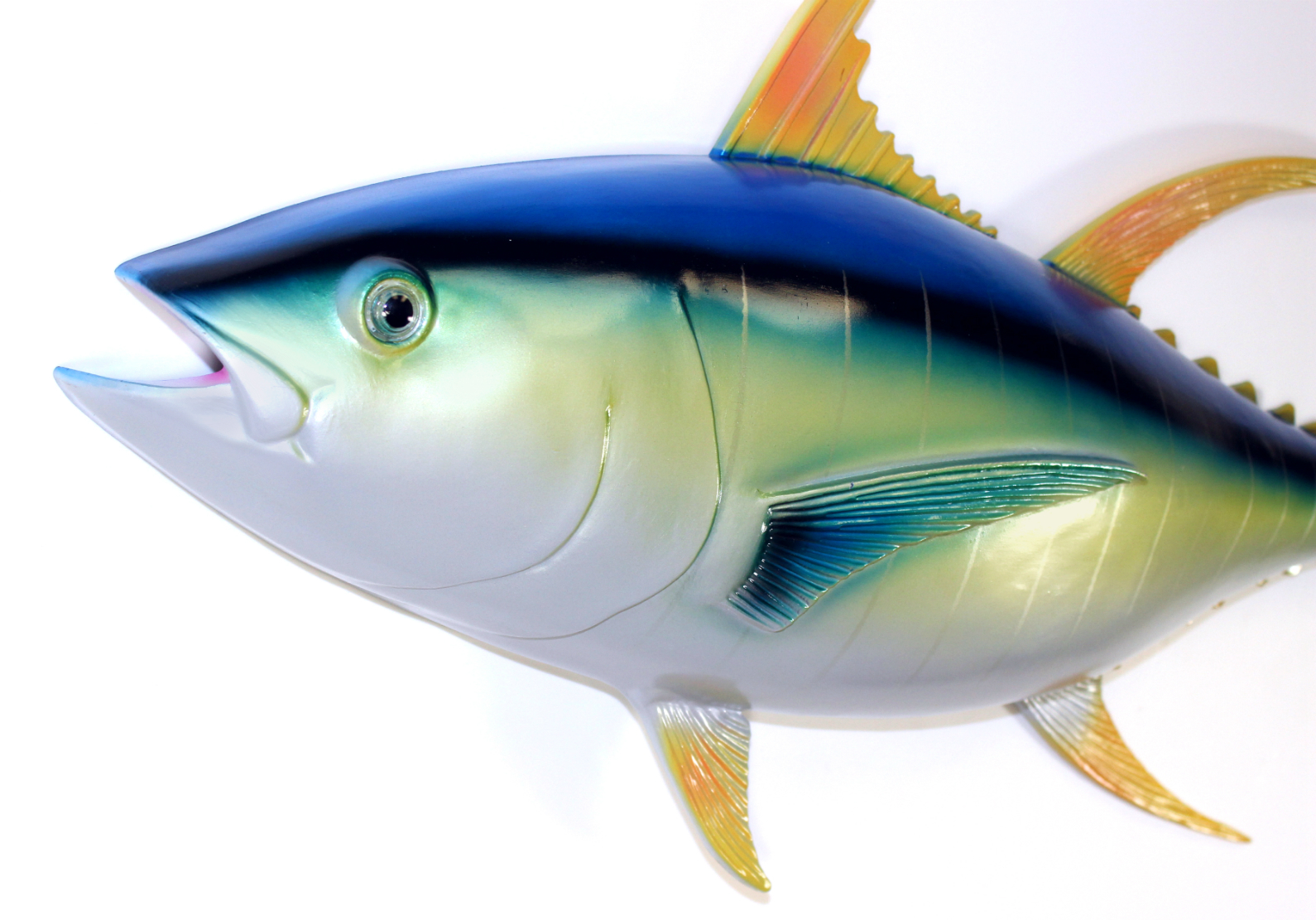 Yellow Fin Tuna 28 Inch Replica Wall Hanging Plaque Decor - Mary B ...