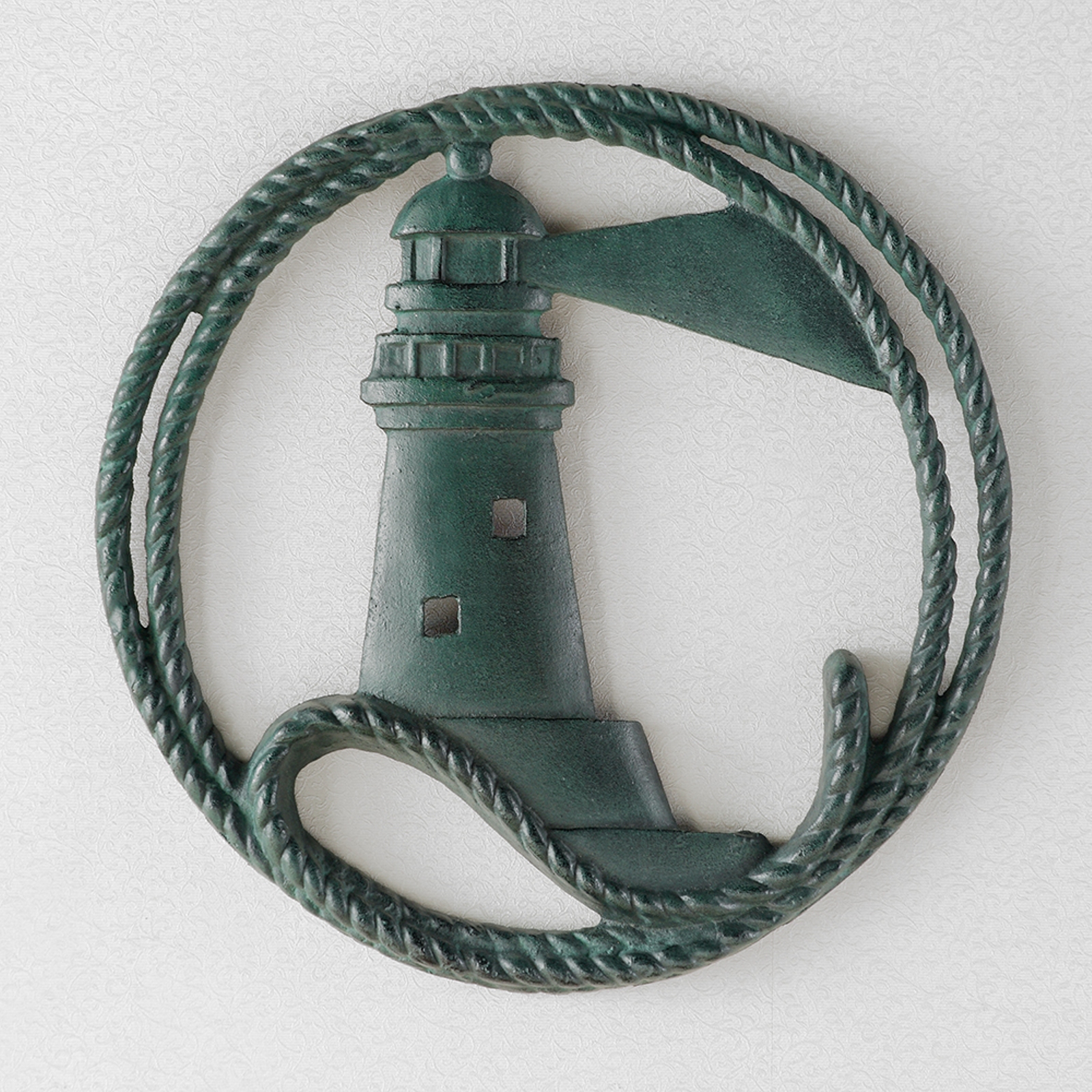 Coastal Lighthouse Sculpted Wall Plaque 12 Inch Aluminum Decor SPI Home ...