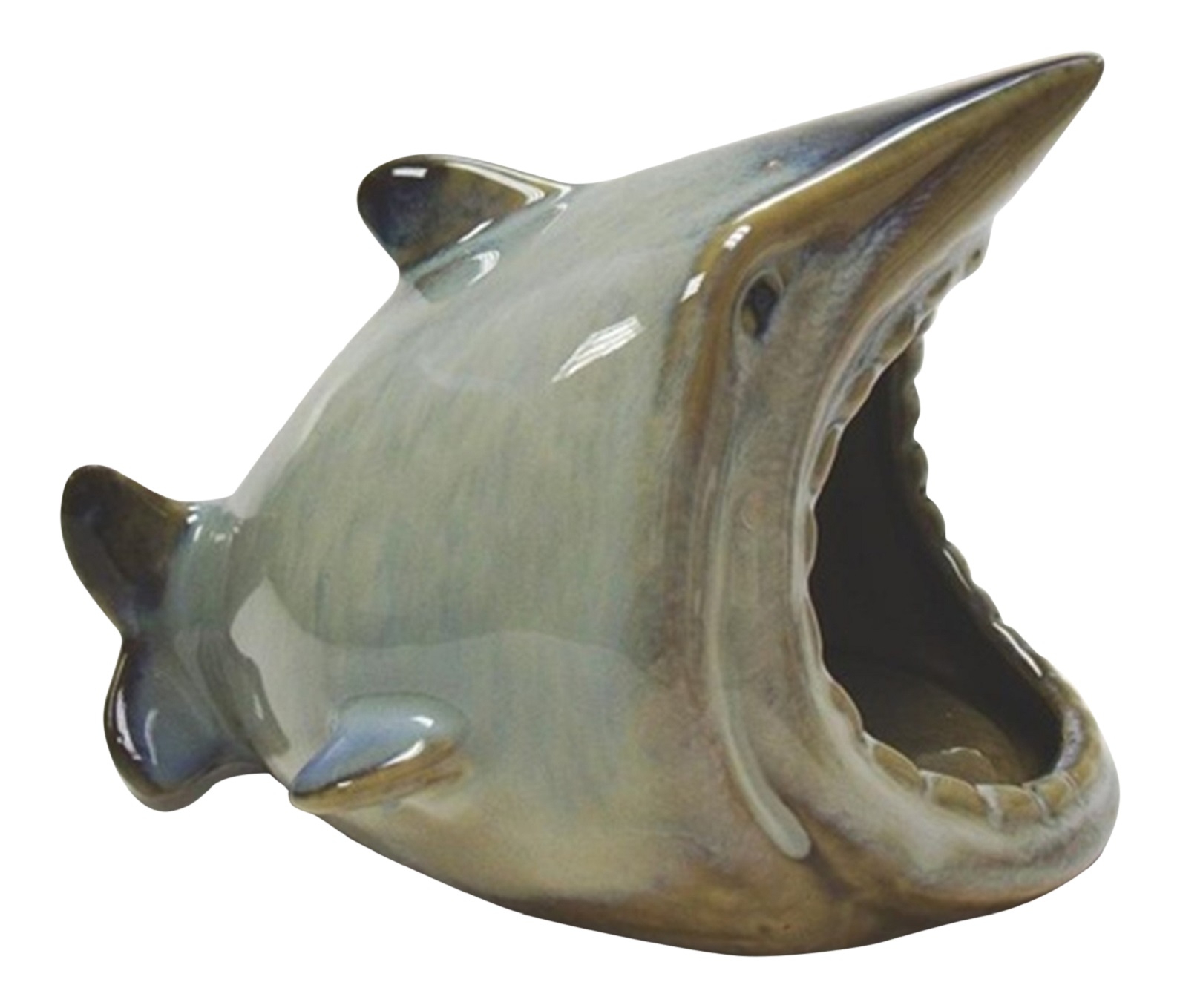 Nautical Coastal Shark Bait Jaws Sharky Soap Dish Scrubby Holder - Mary ...