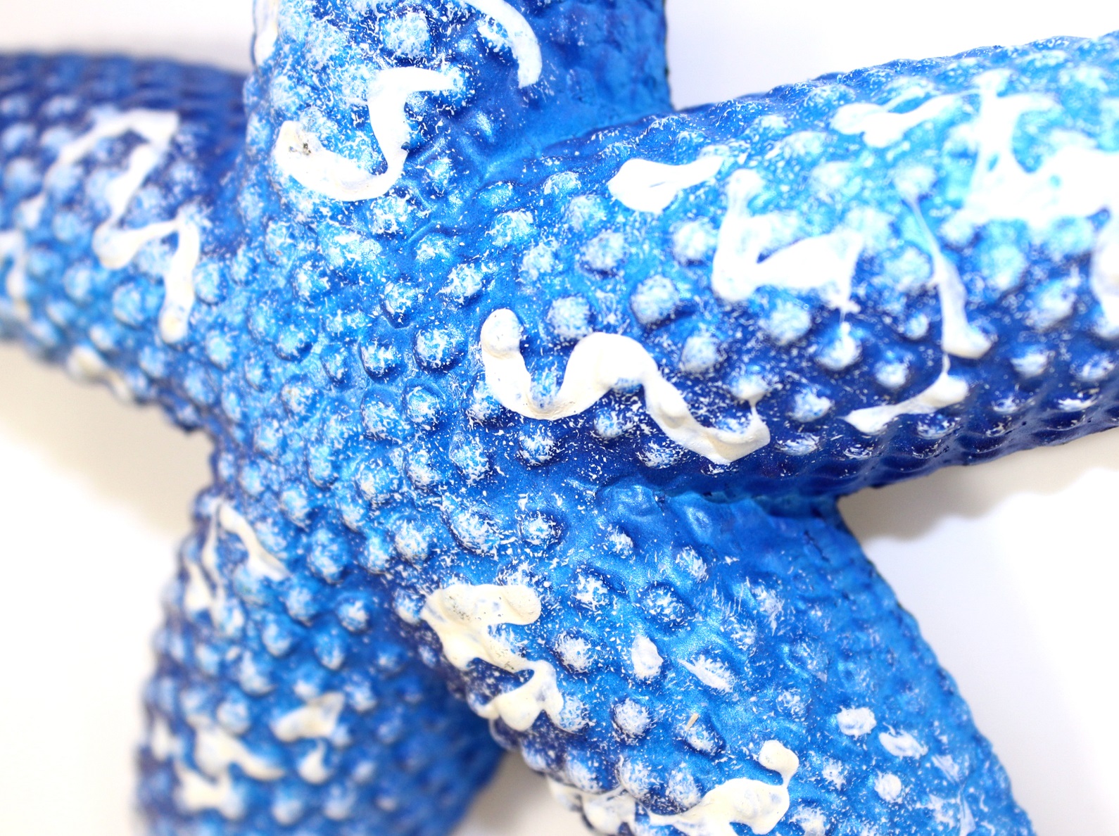 Sea Star Royal Blue Starfish Wall Decor 9 Inch Resin Plaque - Mary B ...