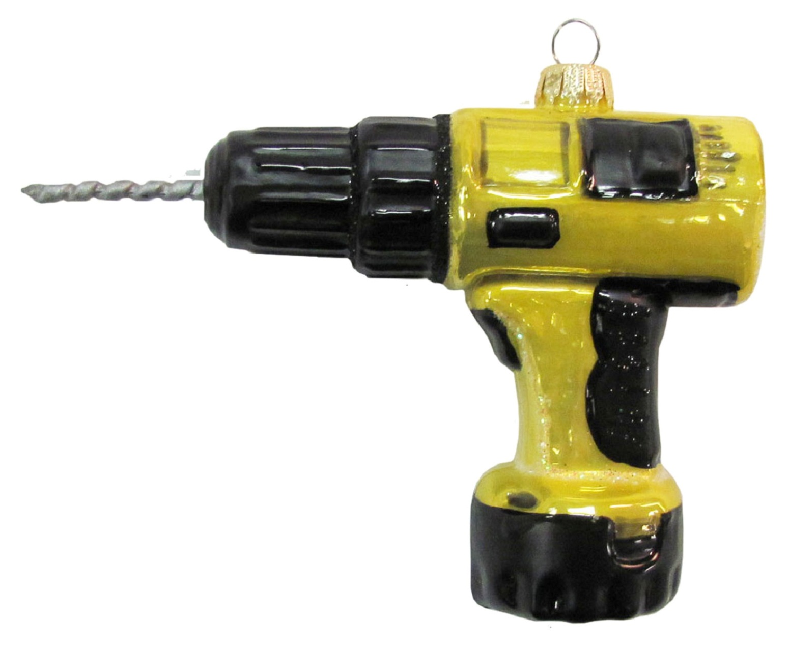 Christmas By Krebs Power Drill Handyman Garage Tool Holiday Glass ...