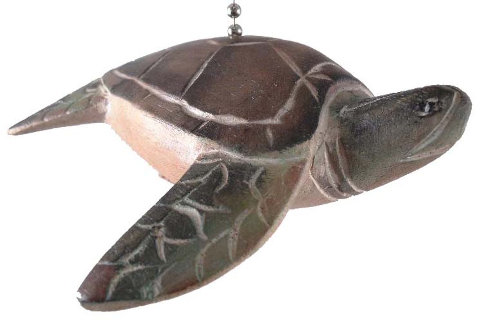Tropical Ocean Sea Turtle Ceiling Fan Pull Carved - Mary B Decorative Art