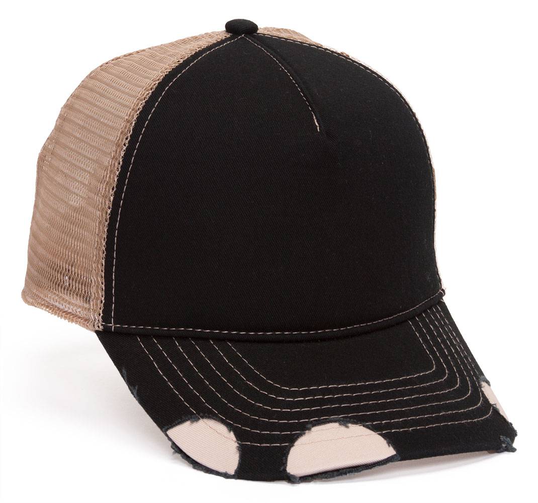 Cotton Twill Distressed Mesh Trucker Hat | eBay