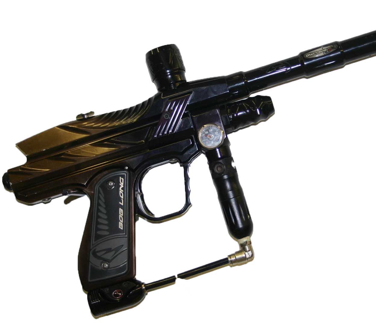 Used Bob Long Intimidator Timmy Paintball Gun Marker Brown to Black ...