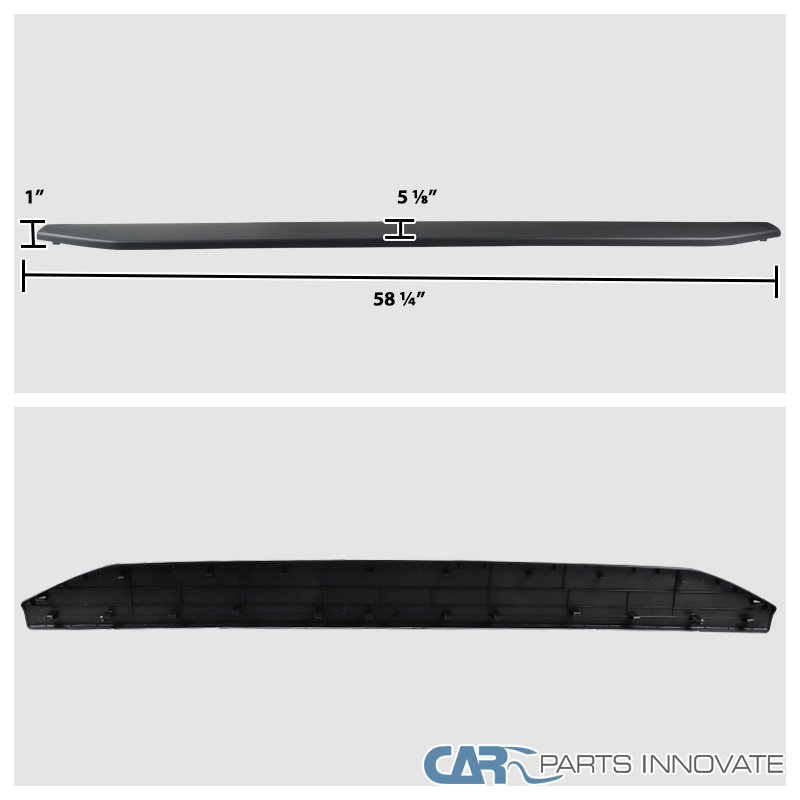 For Nissan 13-18 Frontier Tailgate Top Moulding Spoiler Outer Protector ...