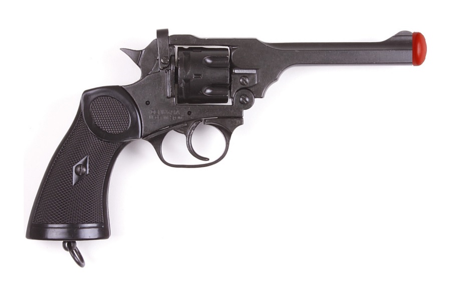 Denix Webley Mk IV Black British Non-Firing Revolver Replica 13" 22 ...