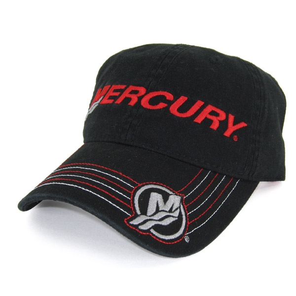 Mercury Marine Circle "M" Black Ball Cap