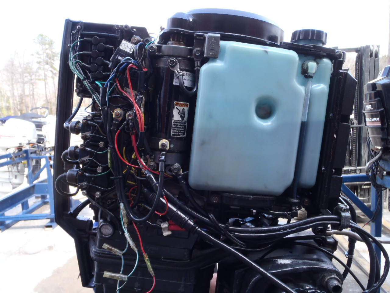 Used 1989 Mariner 90ELPTO 90HP 2-Stroke Outboard Boat Motor 20" Shaft ...