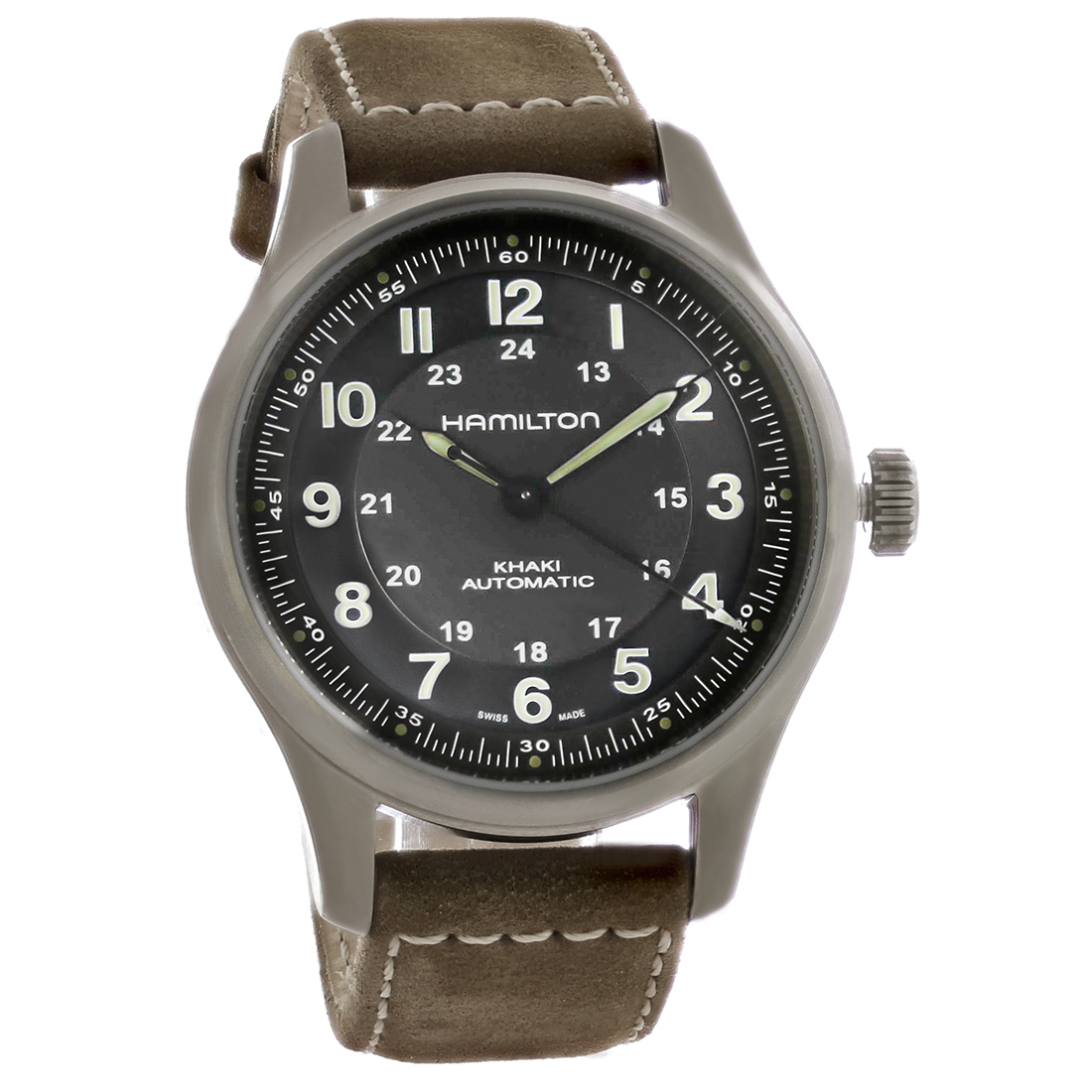 Hamilton Khaki Field Mens Titanium Automatic Watch H70545550