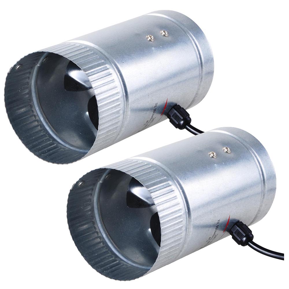 4" 6" 8" Upgrade Inline Duct Fan Blower HIGH CFM Ventilation Cool Vent ...