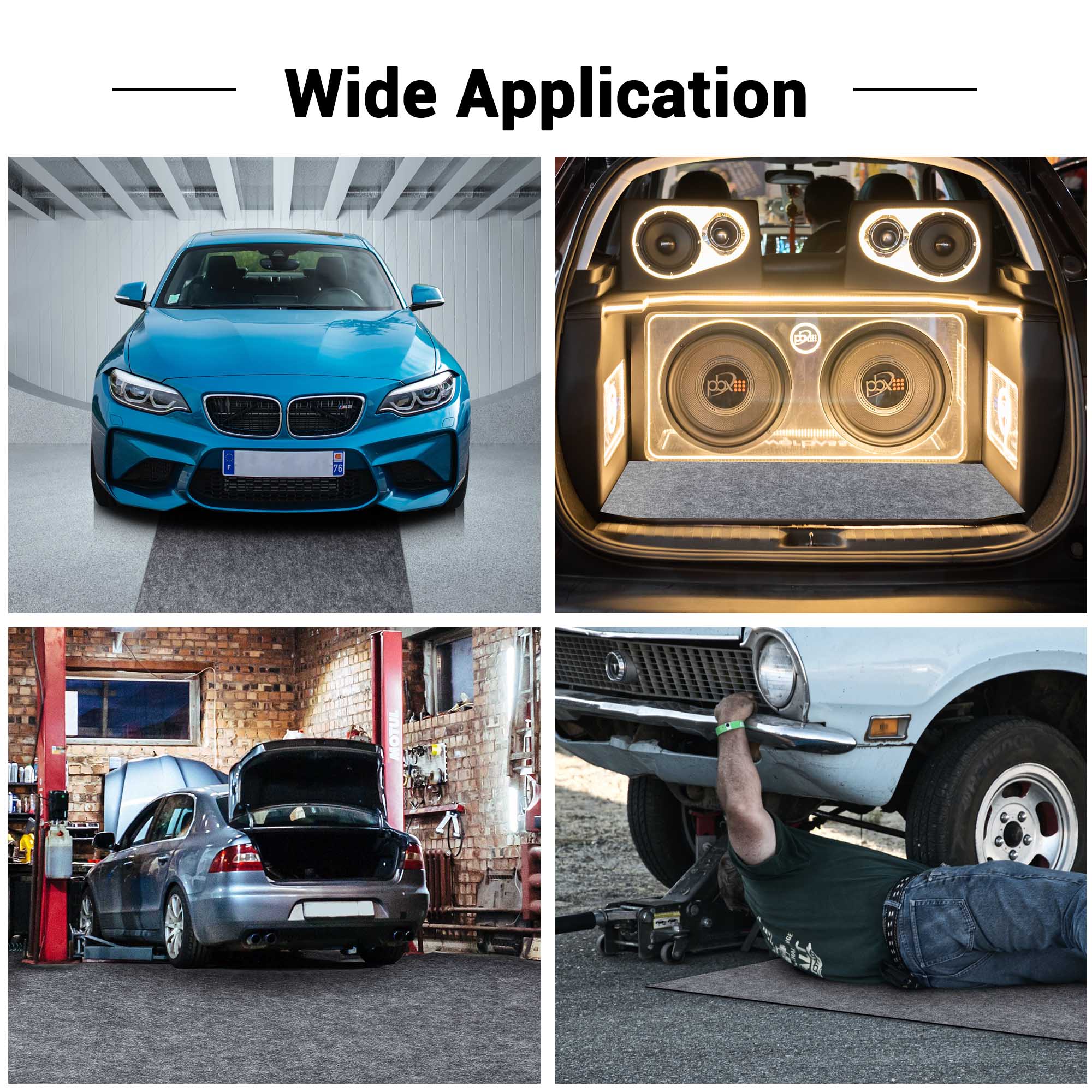 Yescom Garage Floor Mat Car Parking PVC Protector Roll Non-Slip ...