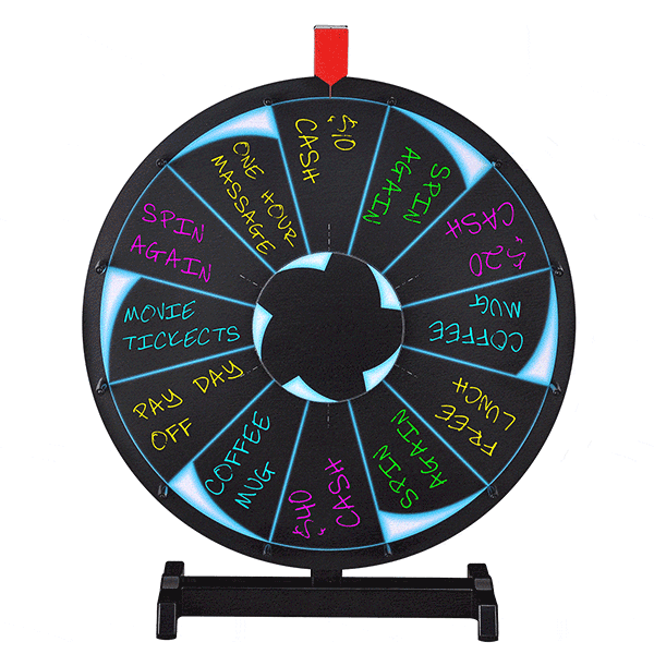Tabletop Spinning Prize Wheel Fortune Carnival Game Portably Trade Show ...