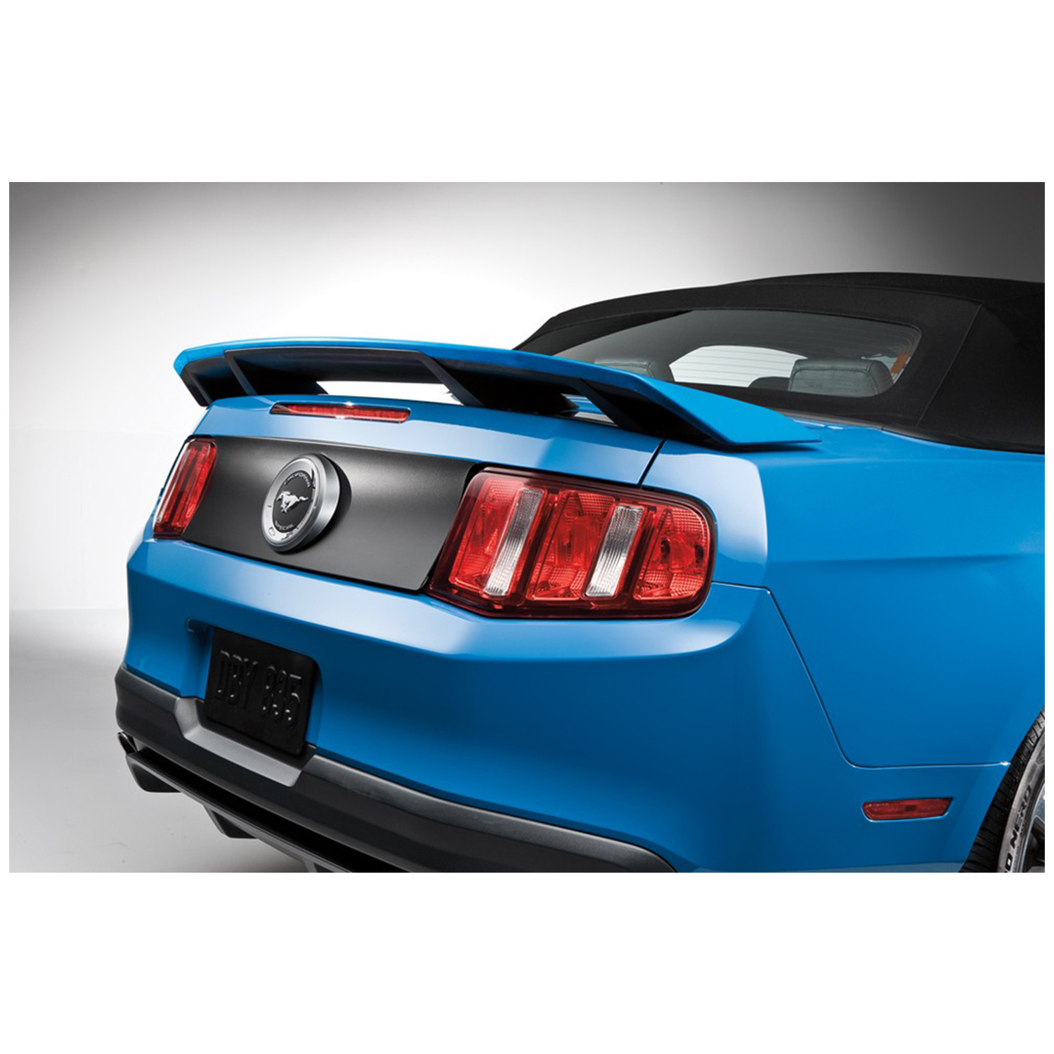 For 2010-2014 Ford Mustang GT 4-Pedestal Matte Black Trunk Rear Spoiler ...