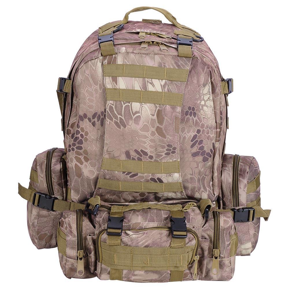 55L Outdoor Military Molle Tactical Backpack Rucksack Camping Bag ...