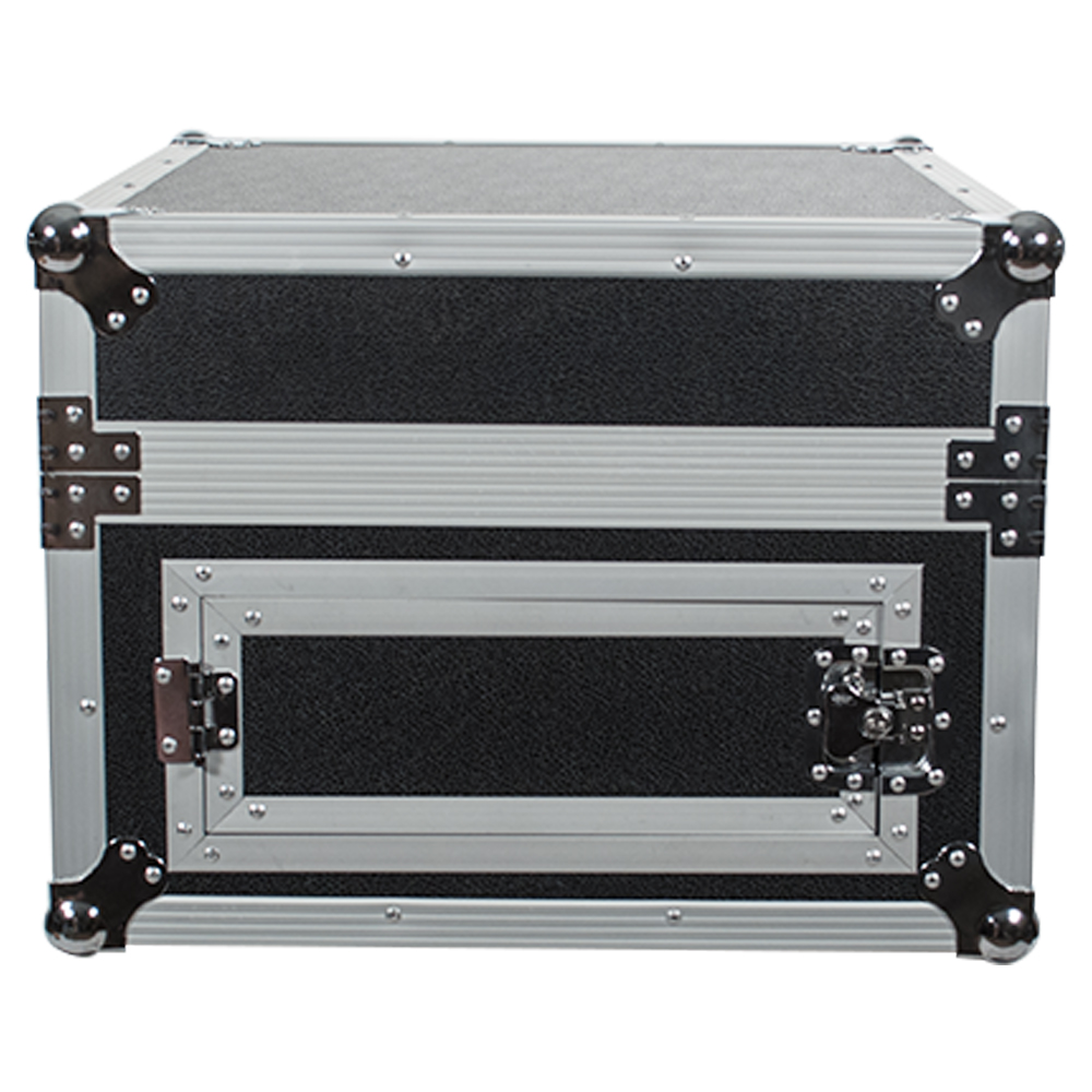 Seismic Audio 4 Space Rack Case w/ Slant Mixer Top-Amp Effect PA/DJ Pro ...