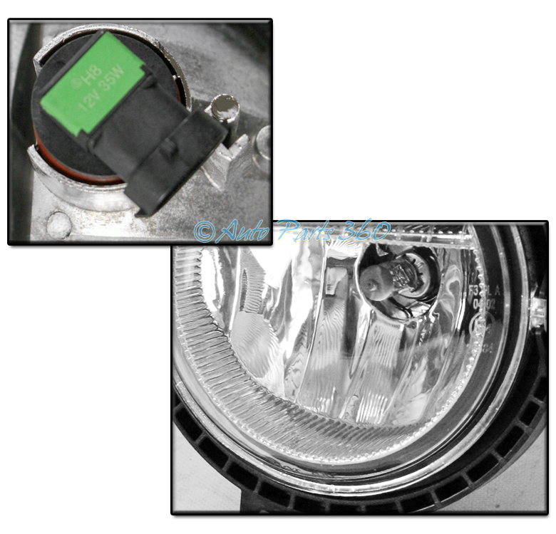 FOR 07-15 MINI COOPER FRONT BUMPER REPLACEMENT CHROME FOG LIGHTS LAMPS ...