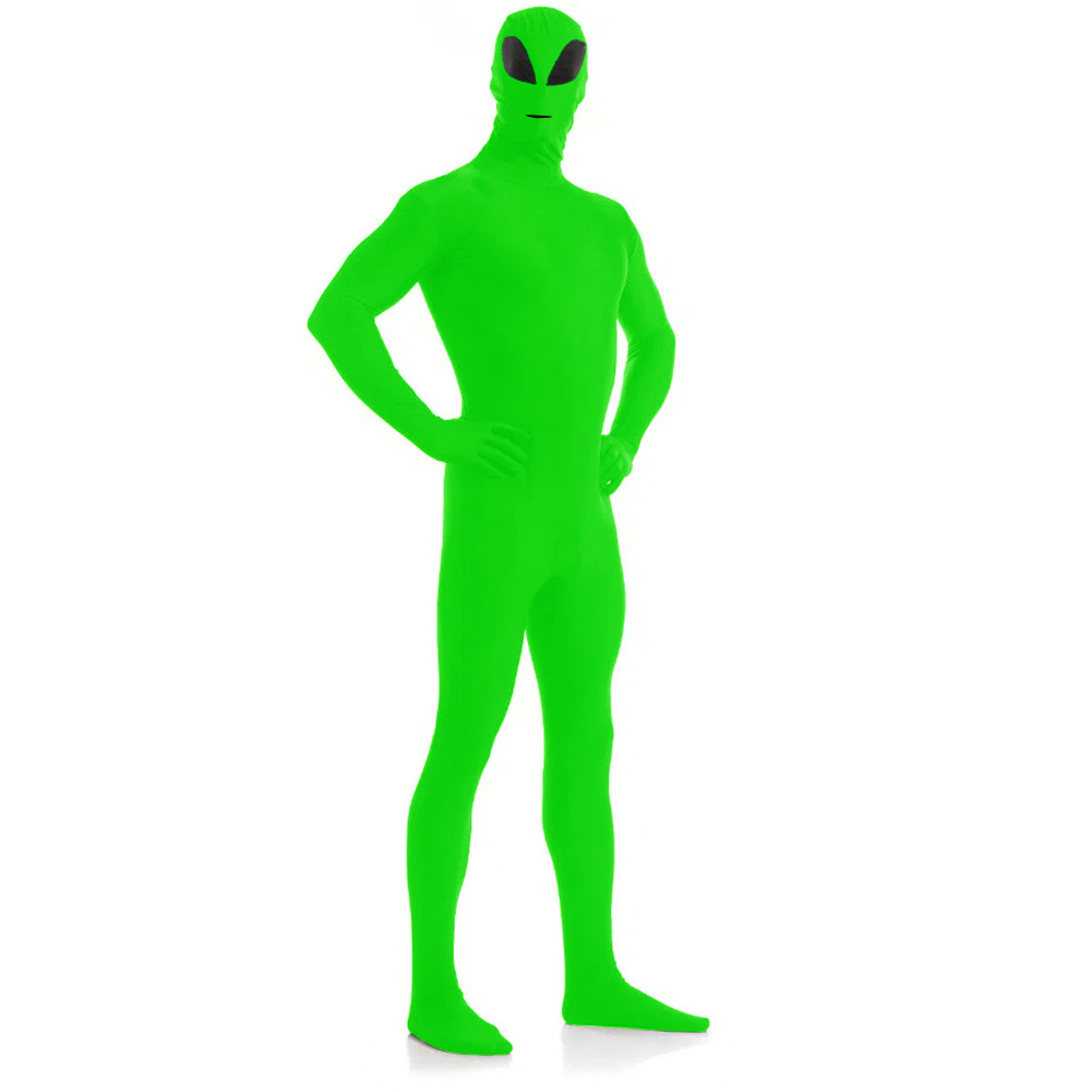 AltSkin ZENTAI SUIT - ALIEN FULL BODY COSTUME - ZIPPERED STRETCH SUIT ...