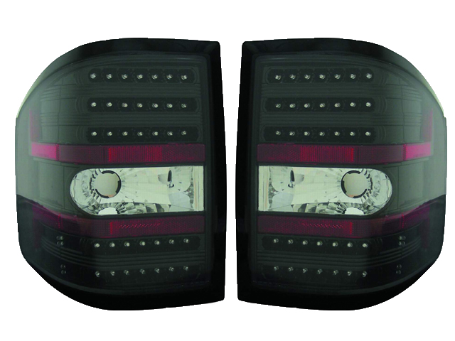Replacement For F150 F-150 Flareside 04-09 LED Black Tail Lights Lamps ...