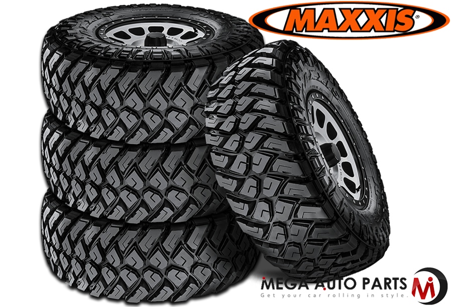 4 X Maxxis RAZR MT 33X12.50R15LT 108Q C/6 All Terrain Off Road ...