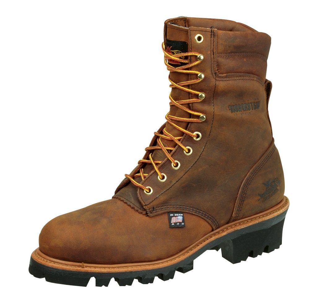 Thorogood Work Boots Mens Insulated Steel Toe Brown Trail 804-3550 | eBay