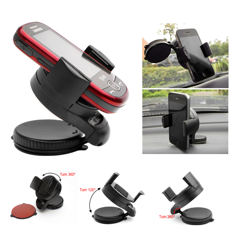 CAR MOUNT PHONE HOLDER STAND MOTOROLA ATRIX DROID RAZR ELECTRIFY BIONIC ...