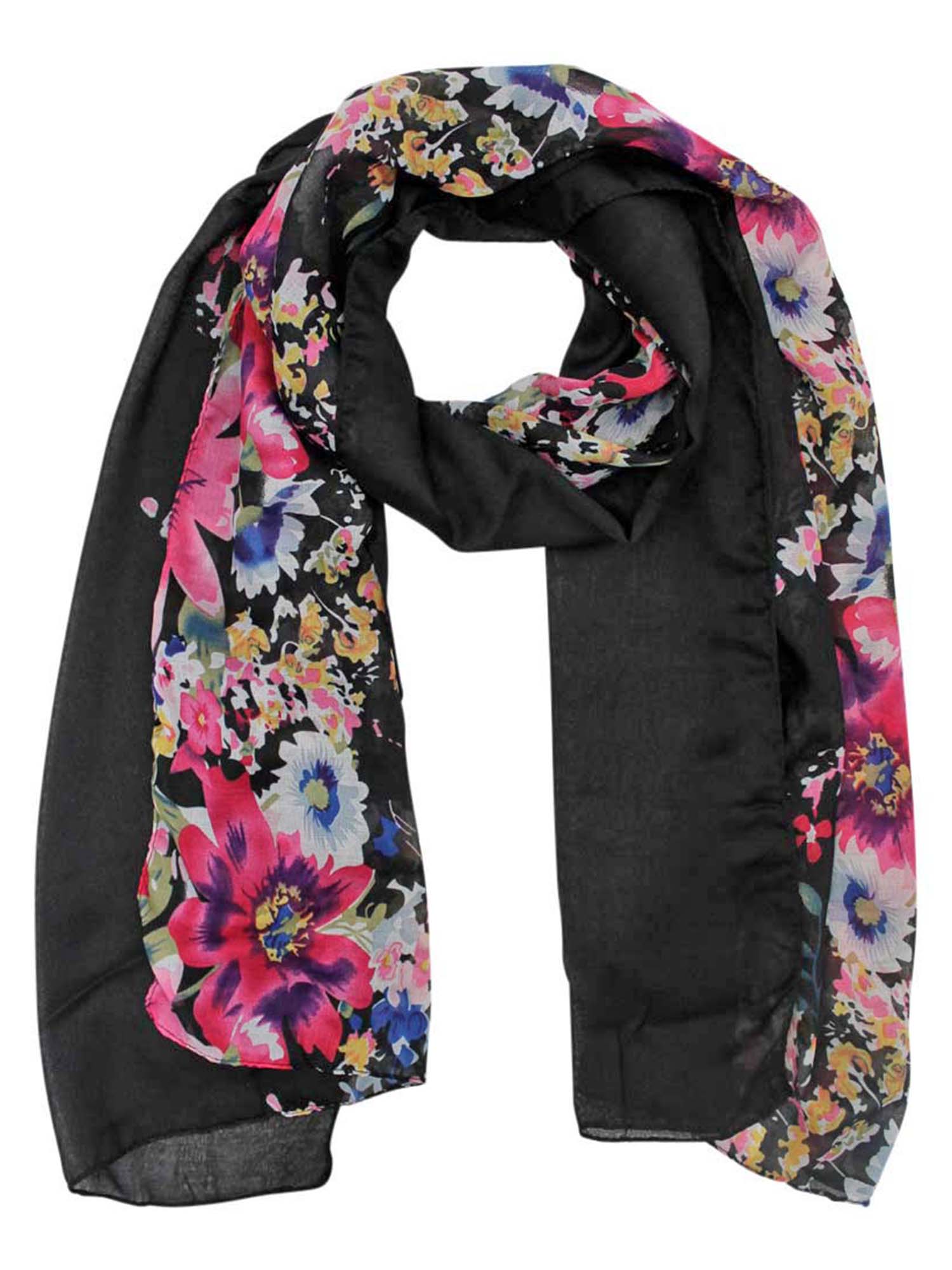 LIGHTWEIGHT SUMMER BLOSSOMS SCARF WRAP | eBay