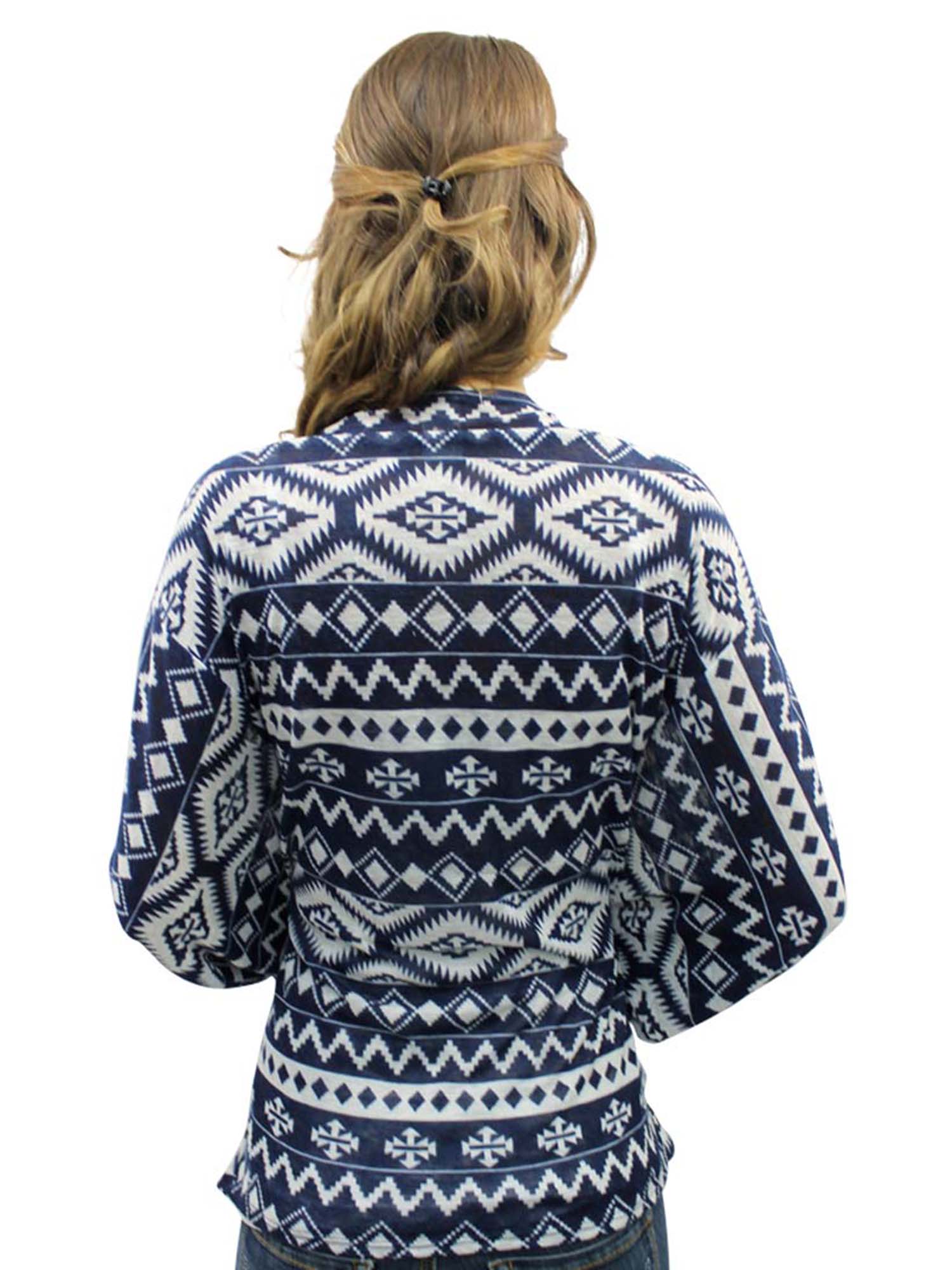 DRAPED FRONT MULTICOLOR BAT SLEEVE SHRUG JACKET | eBay