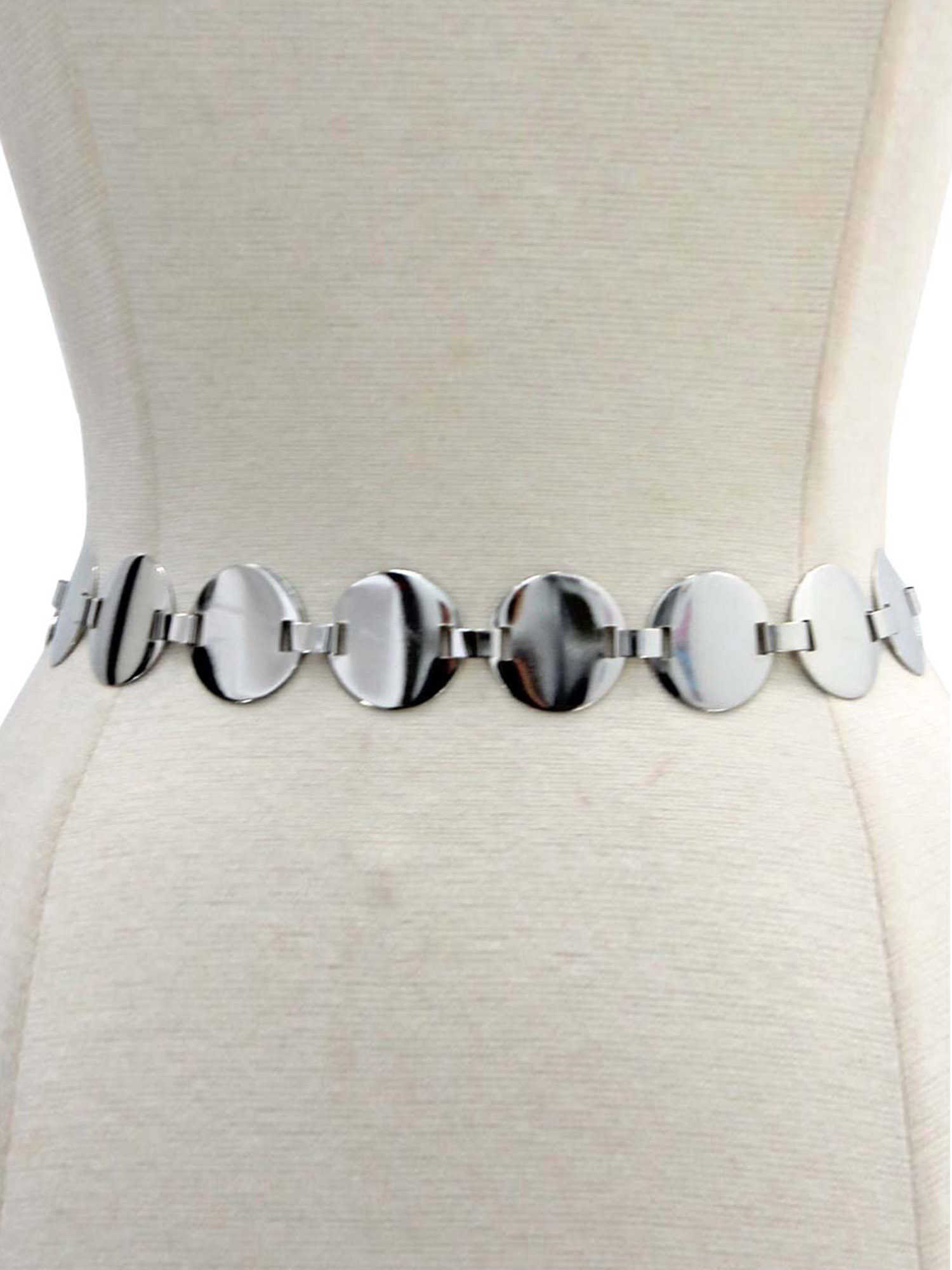 SMOOTH ROUND DISC CHAIN LINK BELT | eBay