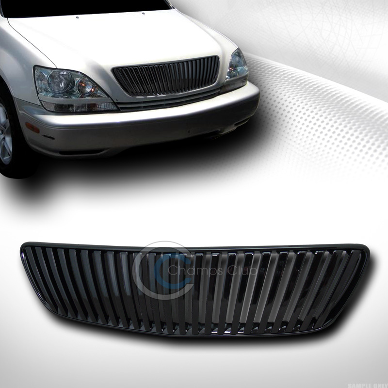BLK VERTICAL SPORT FRONT HOOD BUMPER GRILL GRILLE ABS 1999-2003 LEXUS ...
