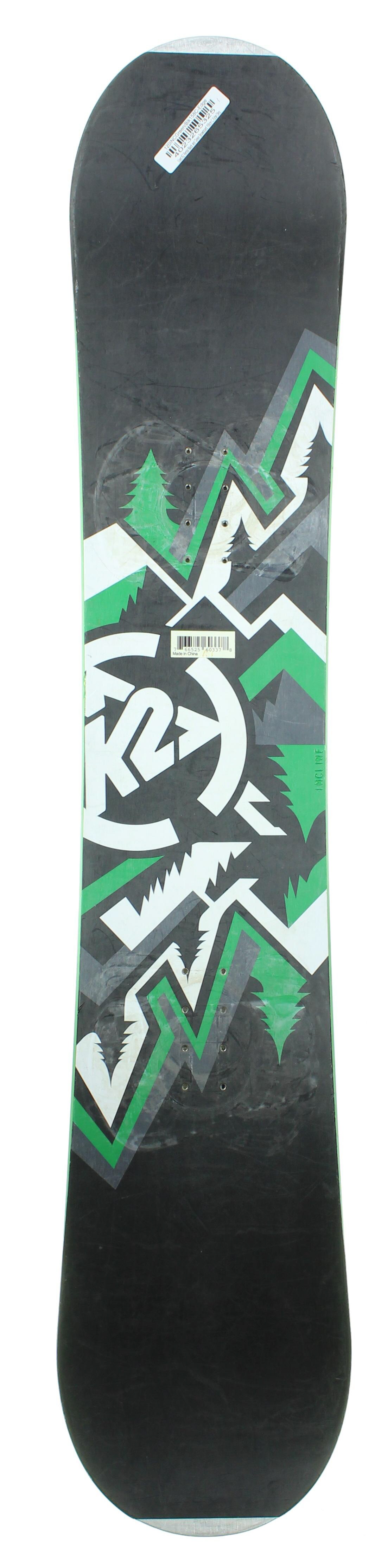 Used K2 Rental Black & Green Snowboard 161cm C Edge | eBay