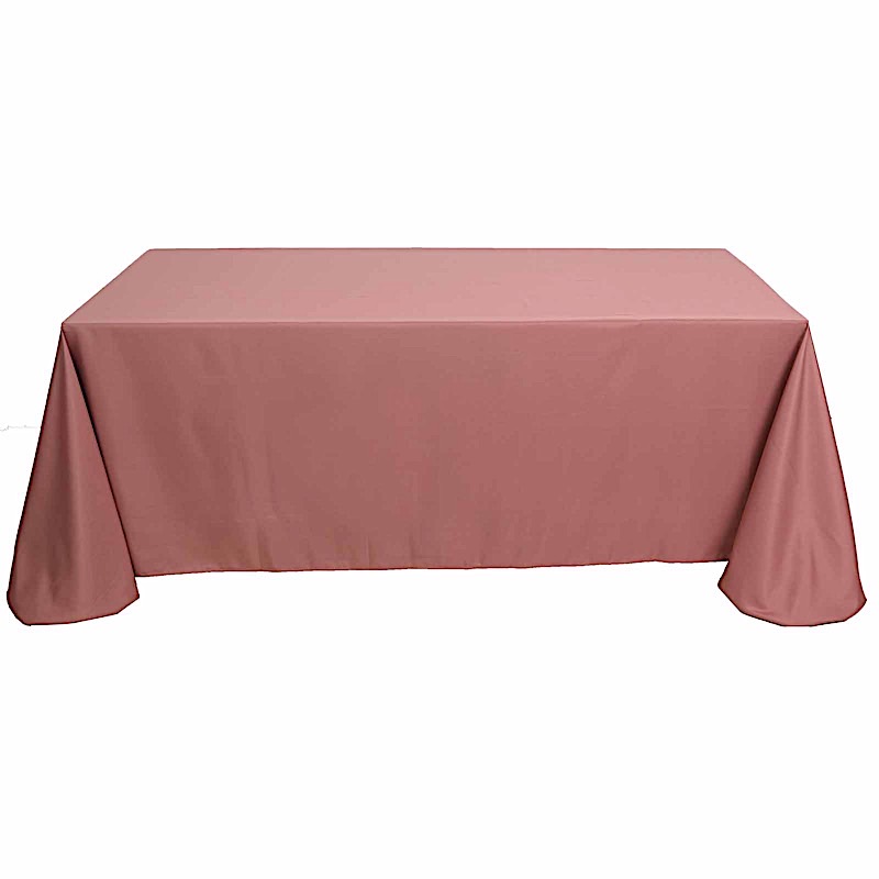 6 Polyester 90x156" LARGE Rectangle TABLECLOTHS Wedding Party Linens ...