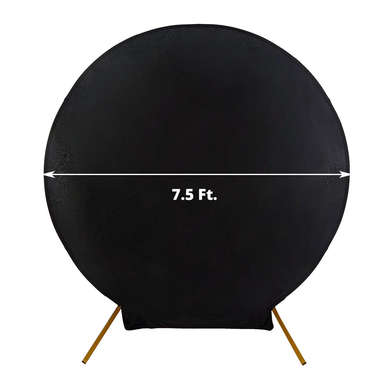 7.5 feet Fitted Spandex Round BACKDROP STAND COVER Wedding Events ...