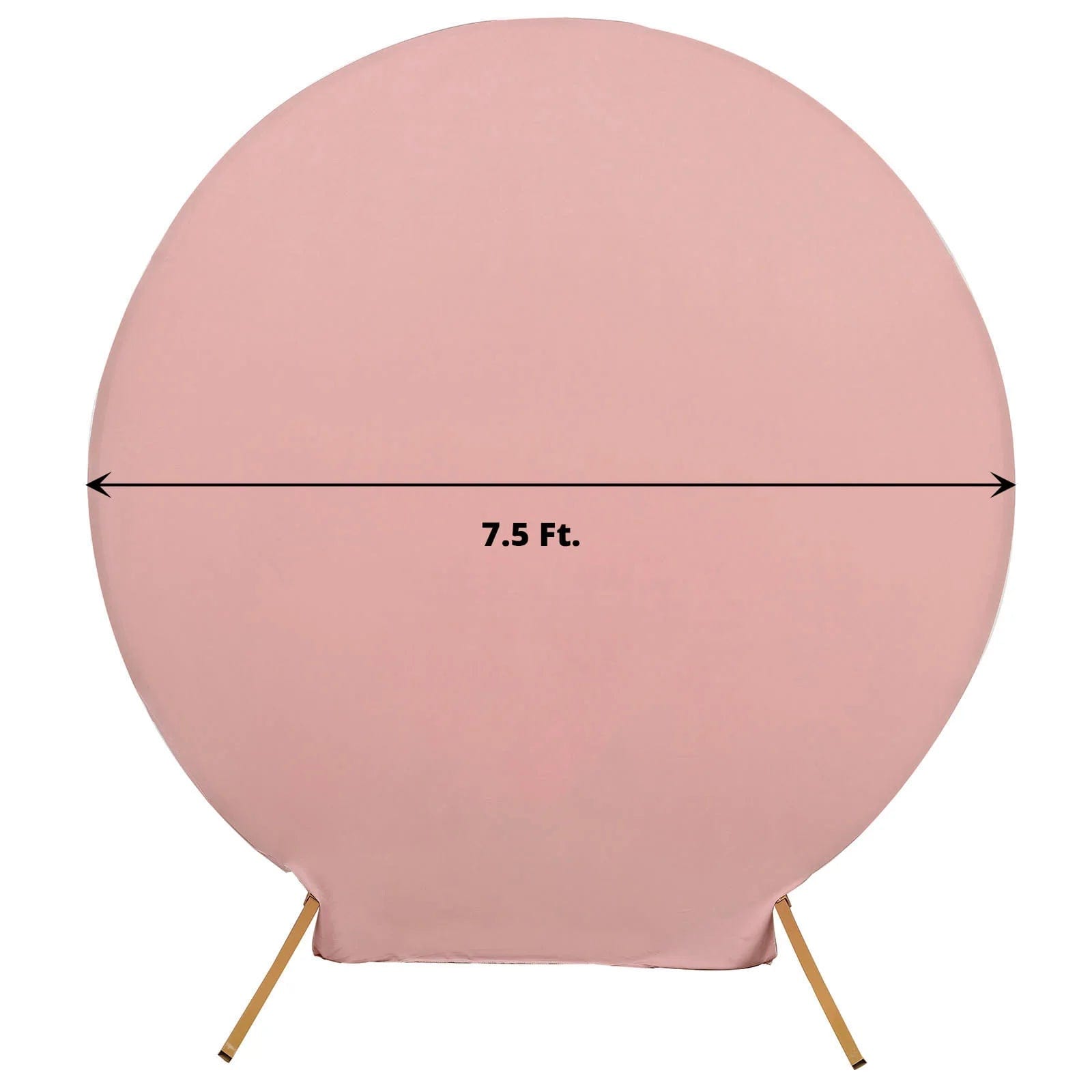 7.5 feet Fitted Spandex Round BACKDROP STAND COVER Wedding Events ...