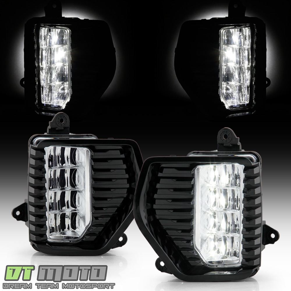2019-2020 GMC Sierra 1500 Denali New Gen. LED Bumer Fog Lights Lamps w ...