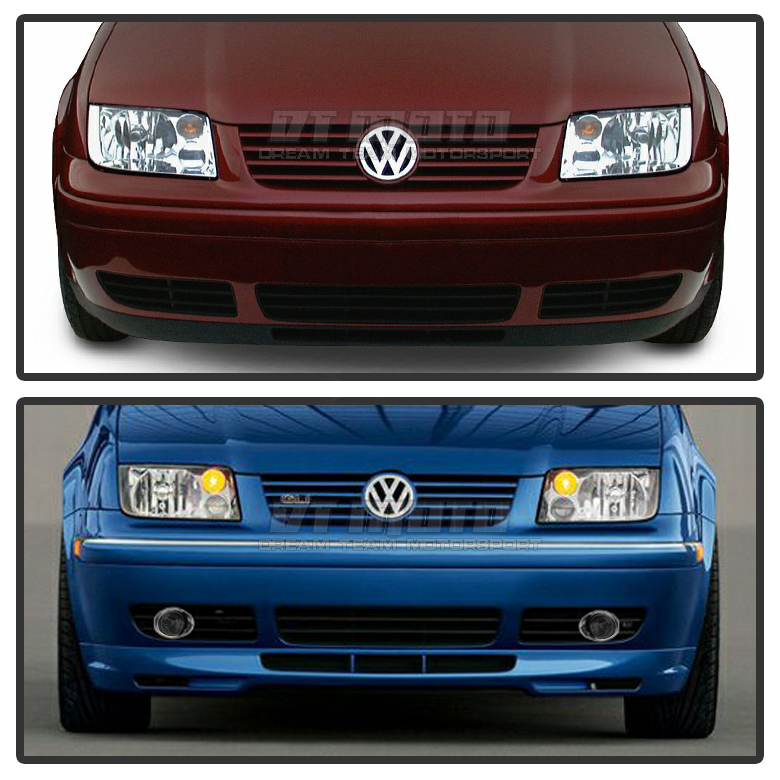 Smoked 1999-2004 VW Jetta Mk4 Bumper Fog Lights Driving Lamps+Switch ...