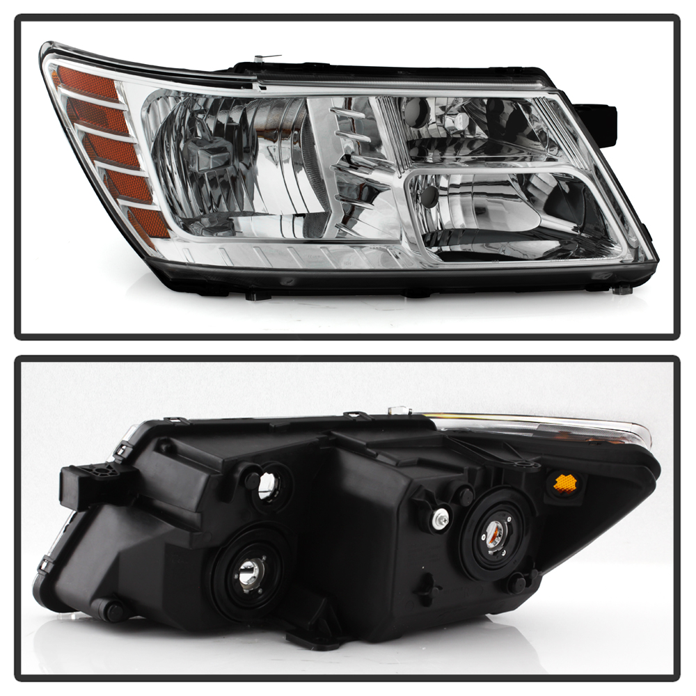 2009-2018 Dodge Journey Headlight Headlamp w/Chrome Trim 09-18 RH ...