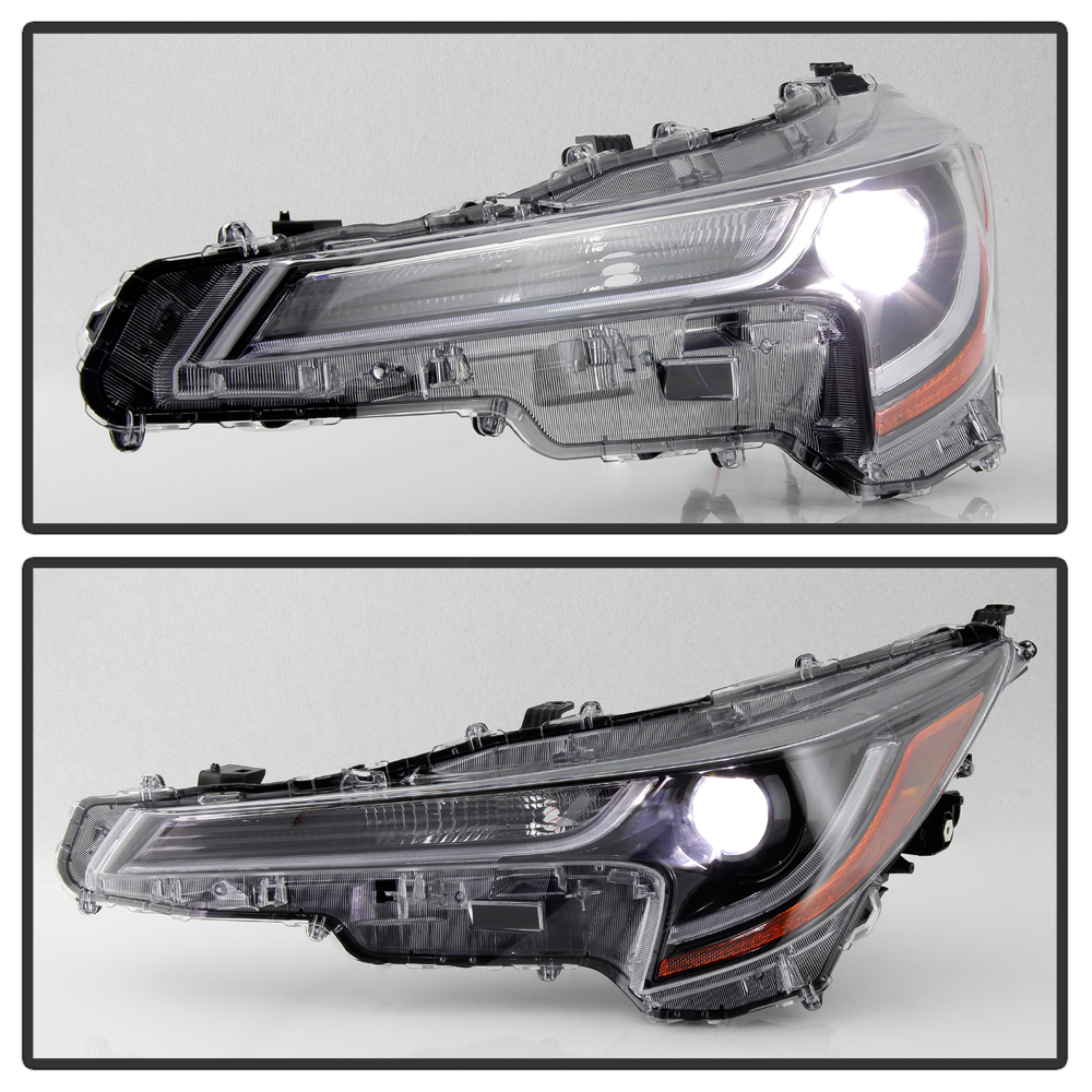 For 2020-2021 Toyota corolla L LE LED Projector Headlights Headlamps ...