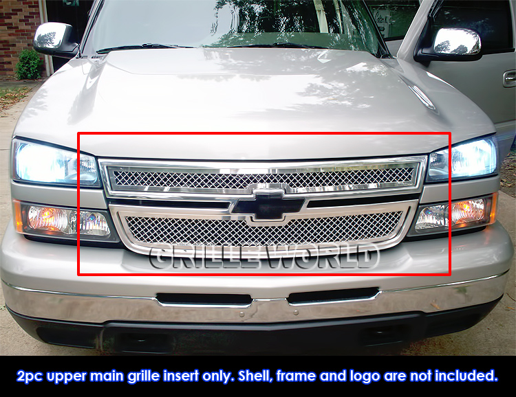 For 06 Chevy Silverado/SS 1500/05-06 2500/3500 Mesh Grille | eBay
