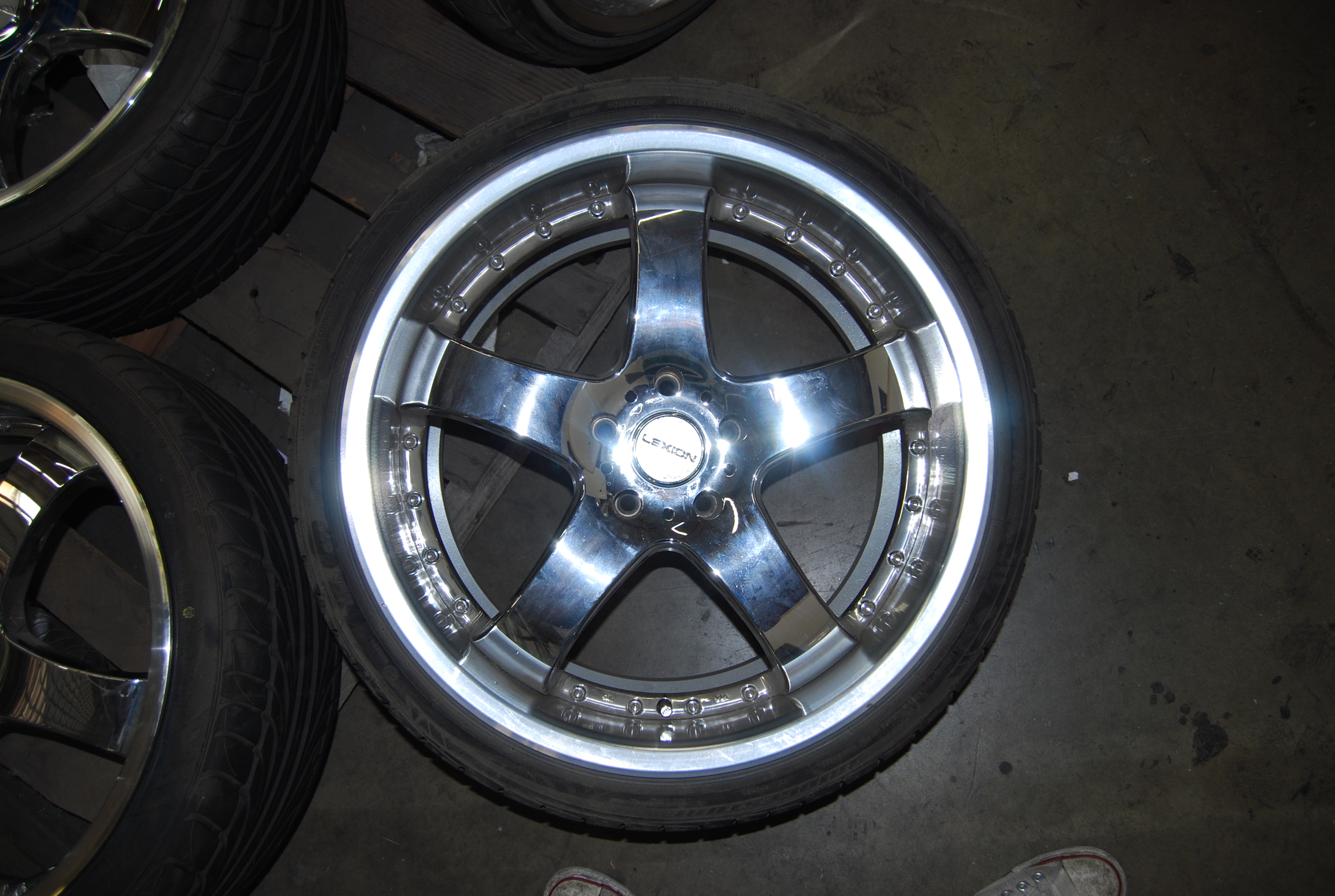 FS: 20" Rays Lexion 5X120 Wheels + New Tires (SOCAL)