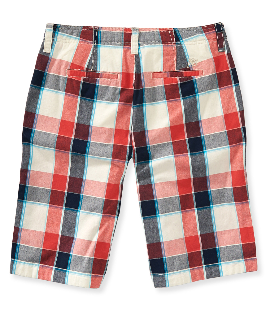 Aeropostale Mens Plaid Flat-Front Casual Bermuda Shorts | eBay