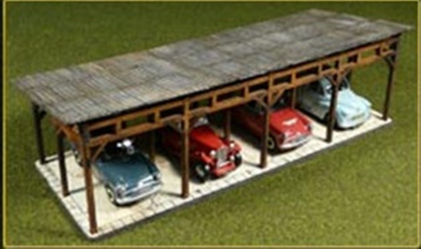 Bachmann HO Scale Train Accessories Laser Cut Car Shed Kit 39102 EBay bachmann-ho-scale-train-accessories-laser-cut-car-shed-kit-39102-ebay