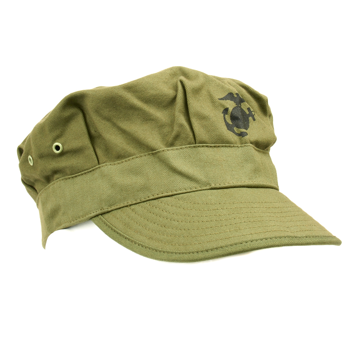 U.S. WWII USMC P44 HBT Fatigue Cap- Size 7 1/4 US, 58 cm | eBay