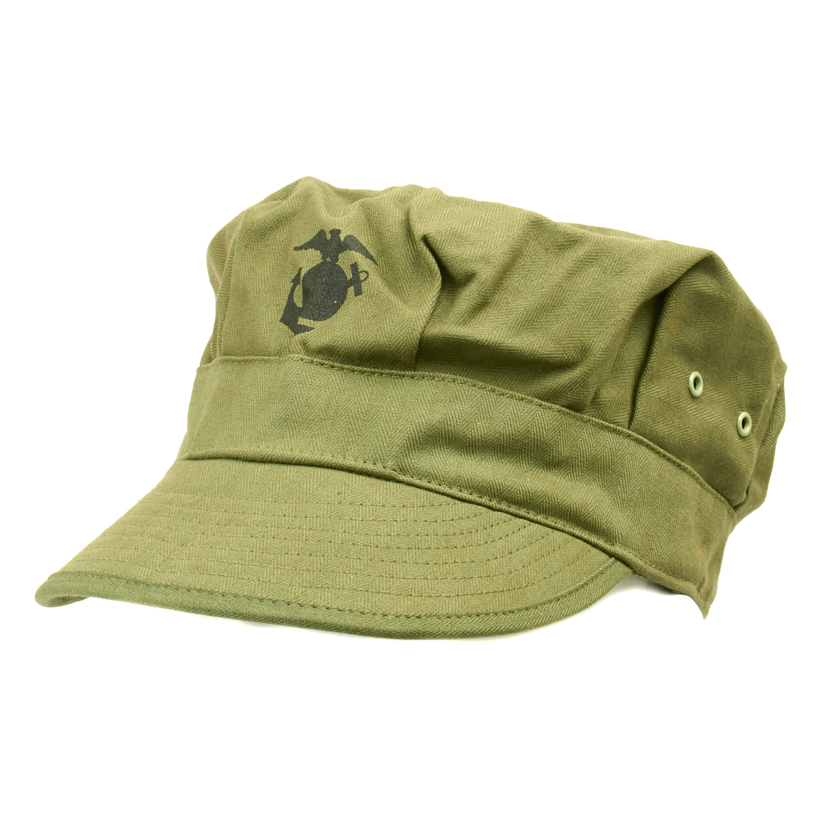 U.S. WWII USMC P44 HBT Fatigue Cap- Size 7 1/4 US, 58 cm | eBay