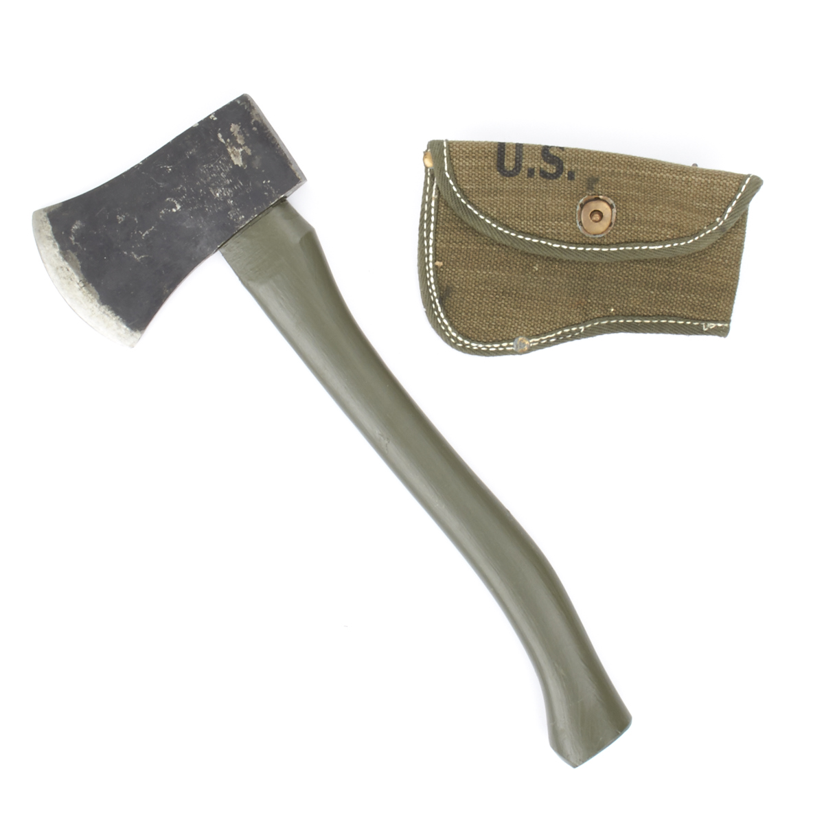 Original WWII U.S. Axe Hatchet with New Made Canvas Carrier | eBay