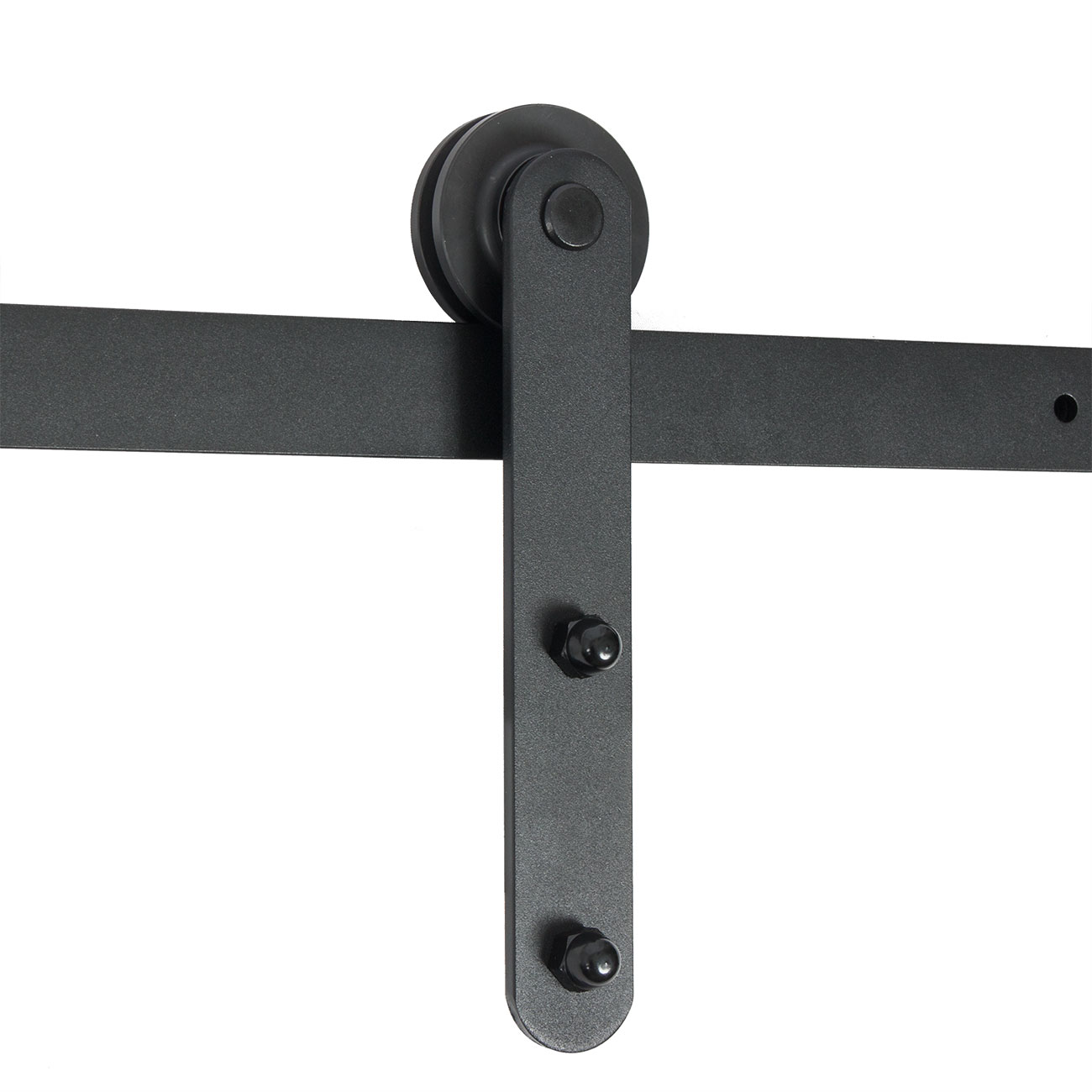 Antique Sliding Door Hardware Barn Country Black Steel 6Ft Wood ...