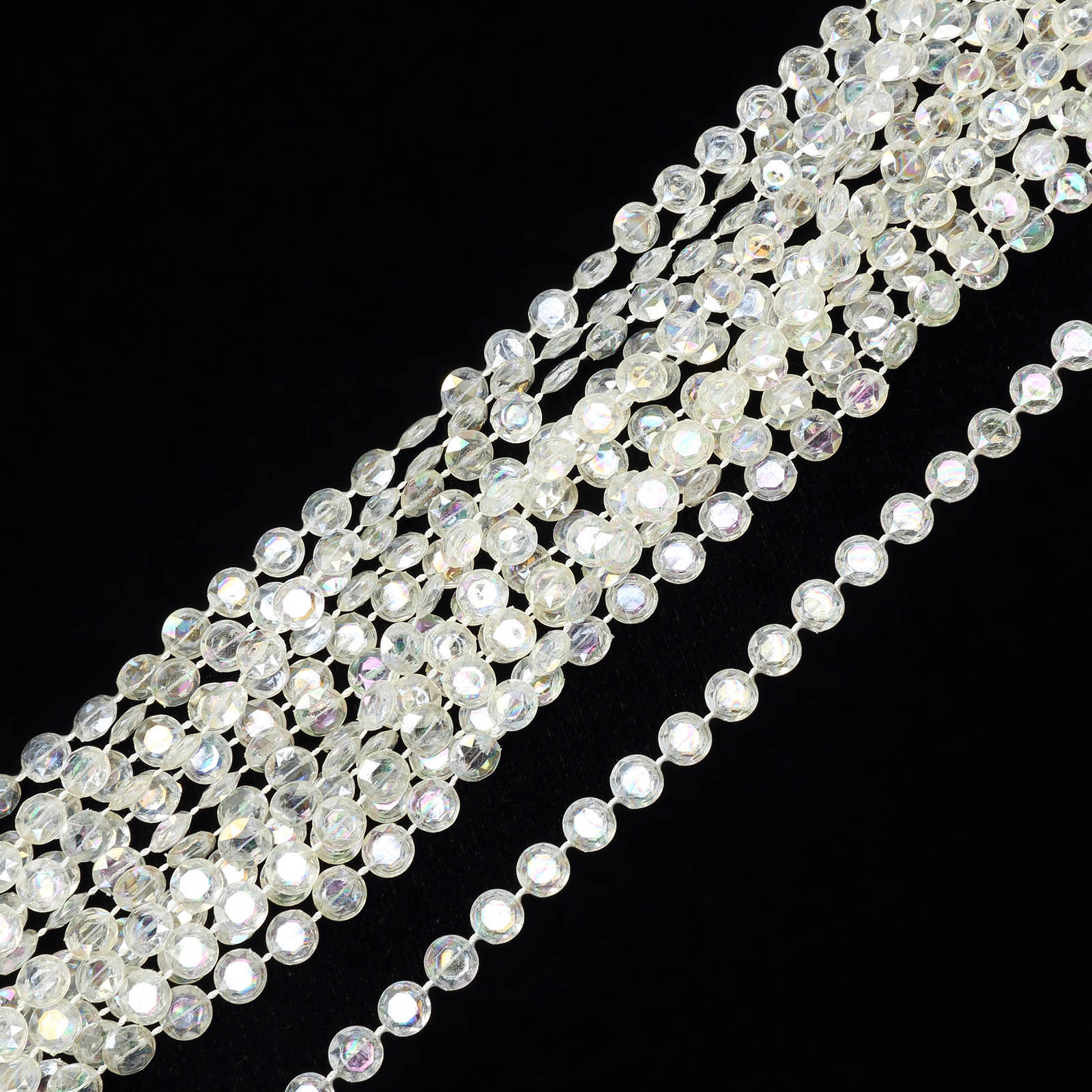 10 yards Crystal Like Acrylic Bead Strand Garland Wedding Centerpieces ...