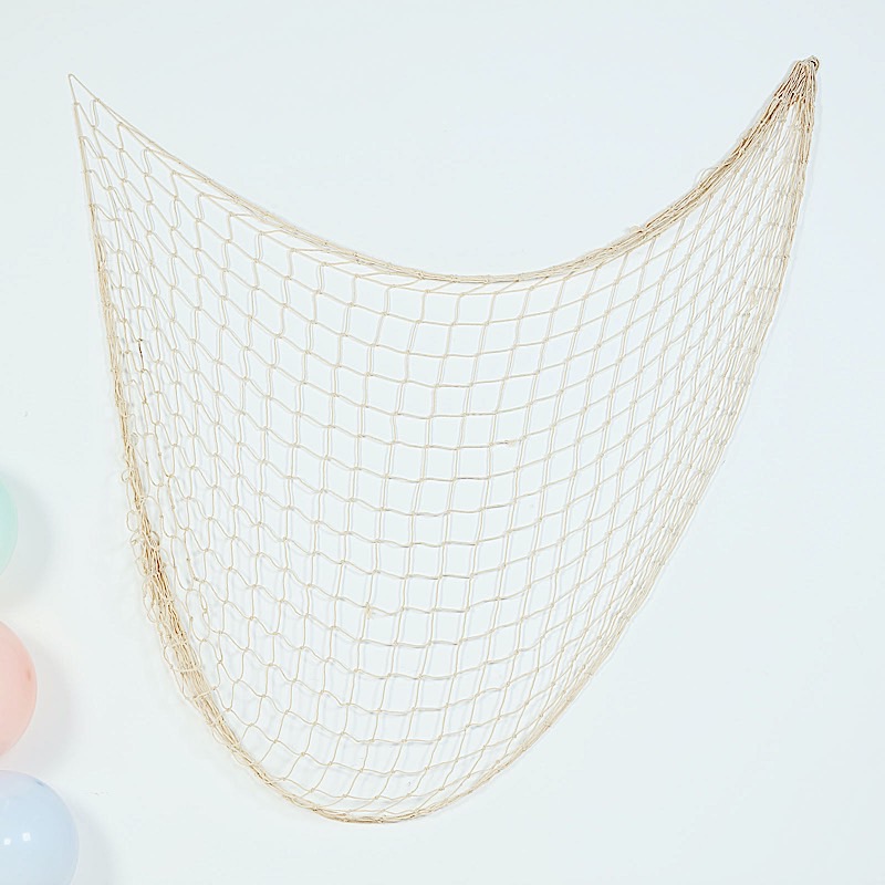 5x5 feet Cotton Decorative Fishnet Wall Table Party Decorations Wedding ...